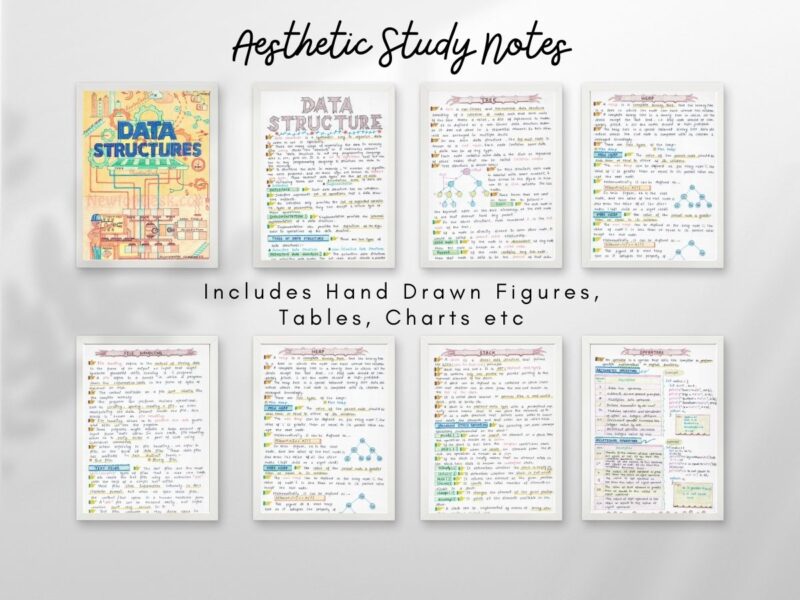 Data Structures & Algorithms (DSA) Aesthetic Study Notes [PDF] - NewtonDesk