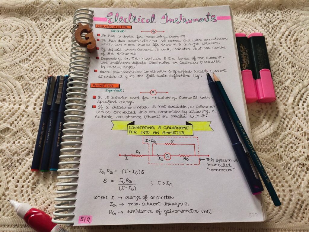 Physics Aesthetic Notes PDF | for High School Grade 11th and 12th ...