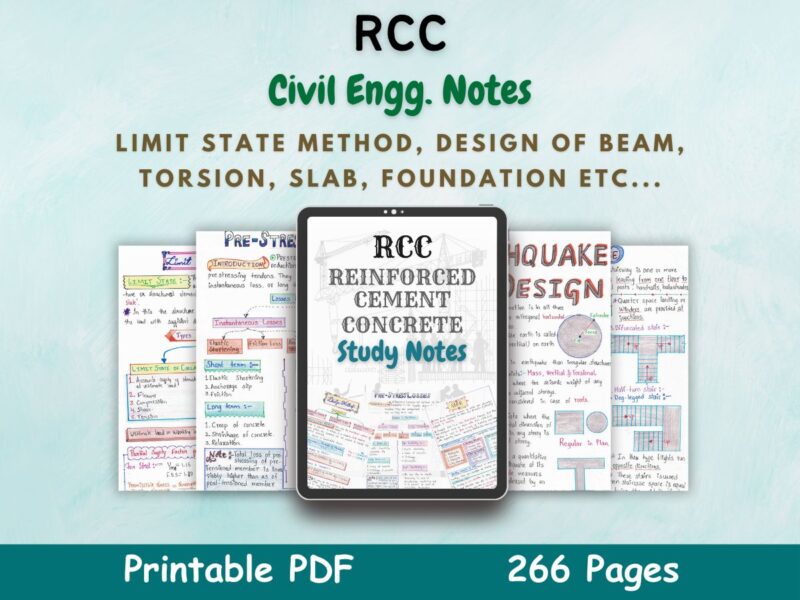 RCC Notes | Reinforced Cement Concrete for Civil and Structural ...