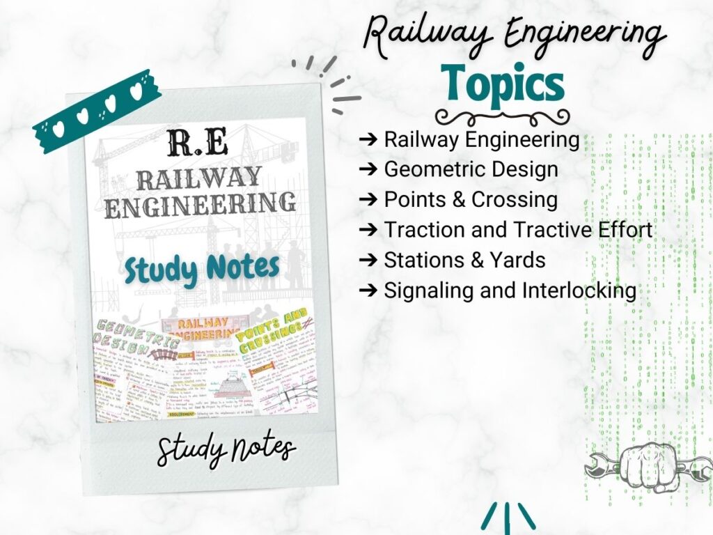 Railway Engineering Notes PDF | Transportation Engineering Rail